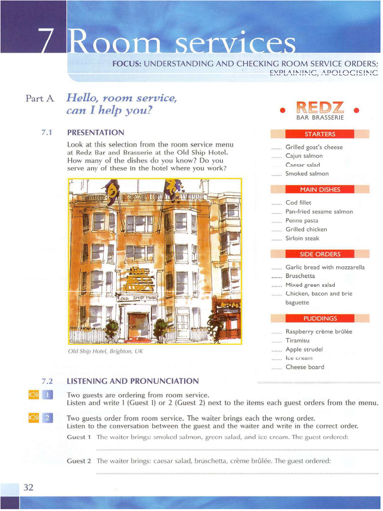 7 - Unit Room Services | PDF
