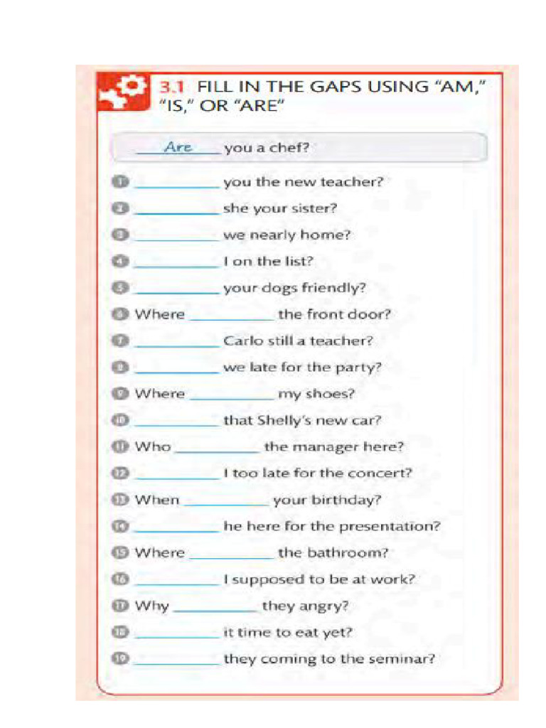 Questions Worksheets | PDF