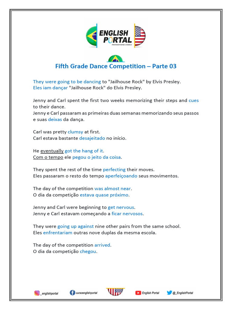 Fifth Grade Dance Competition 03 | PDF