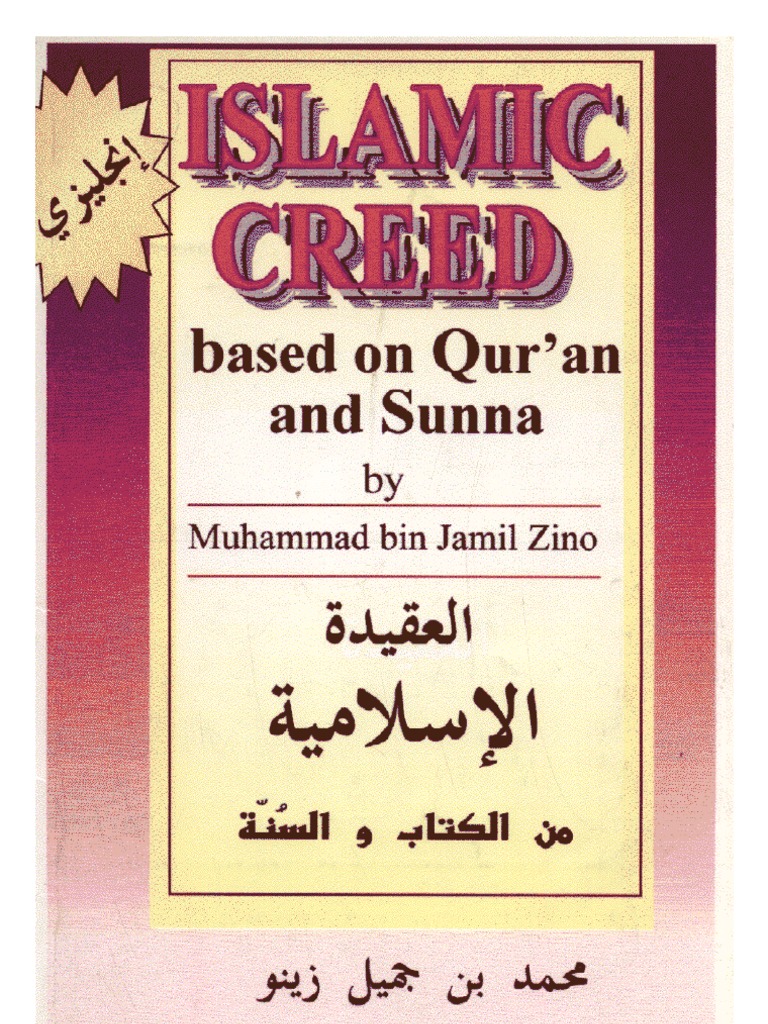 Islamic Creed Based On Quran and Sunnah by Muhammad Bin Jamil Zeeno-63p ...