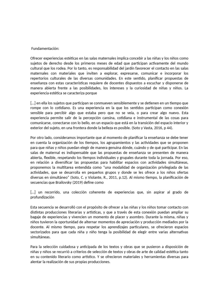 Secuencia La Multitarea | PDF | Enseñando | Arte