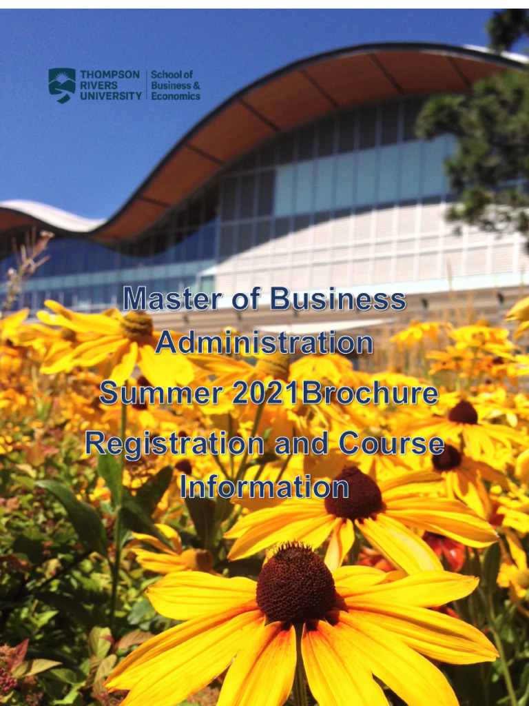MBA Brochure Summer 2021 | PDF