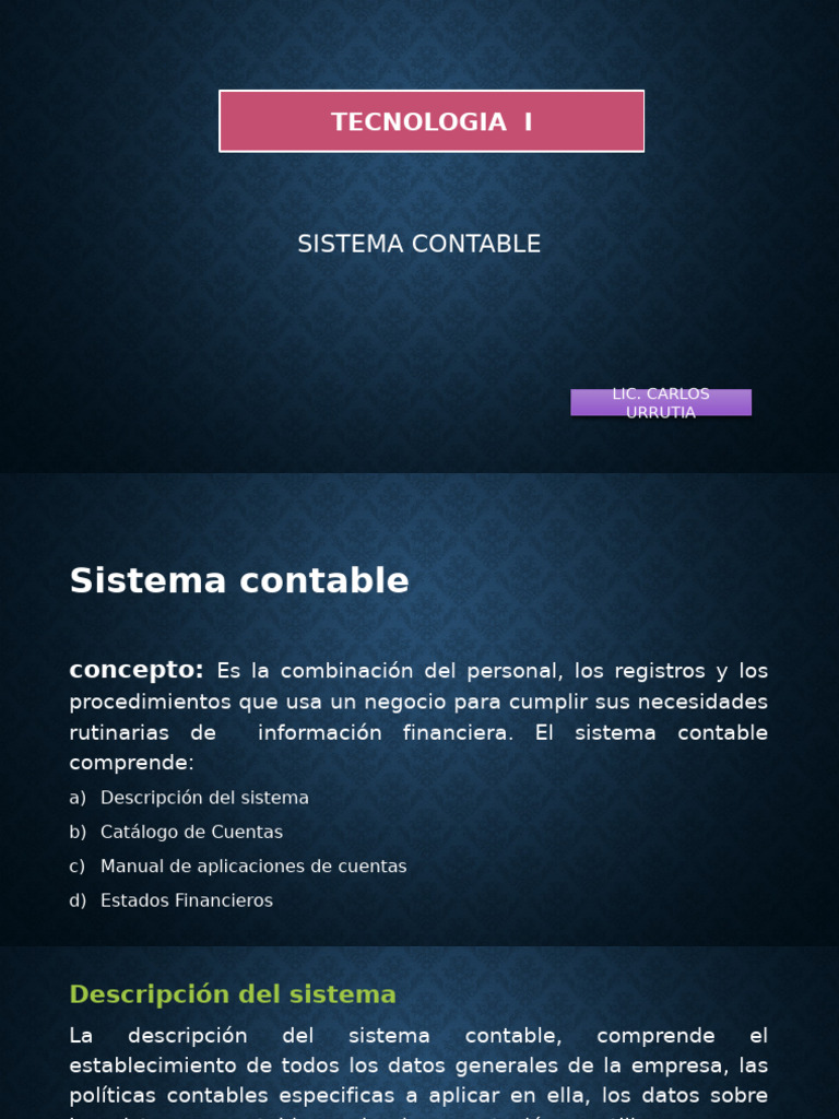 Sistema Contable | PDF