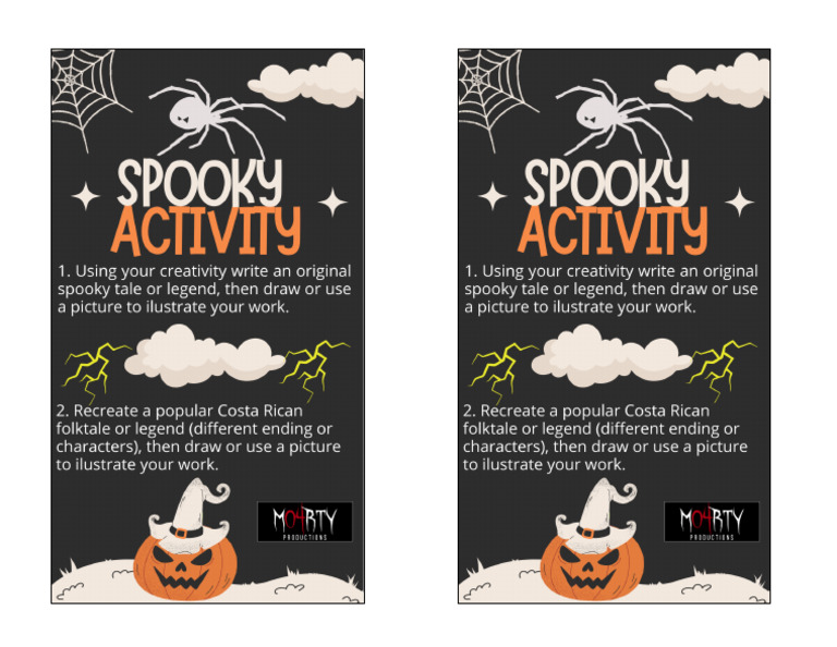 Spooky Activity | PDF