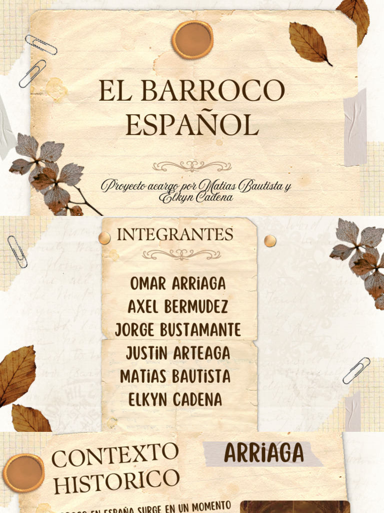 Presentación Diapositivas Proyecto Histórico Scrapbook Marrón y Beige | PDF