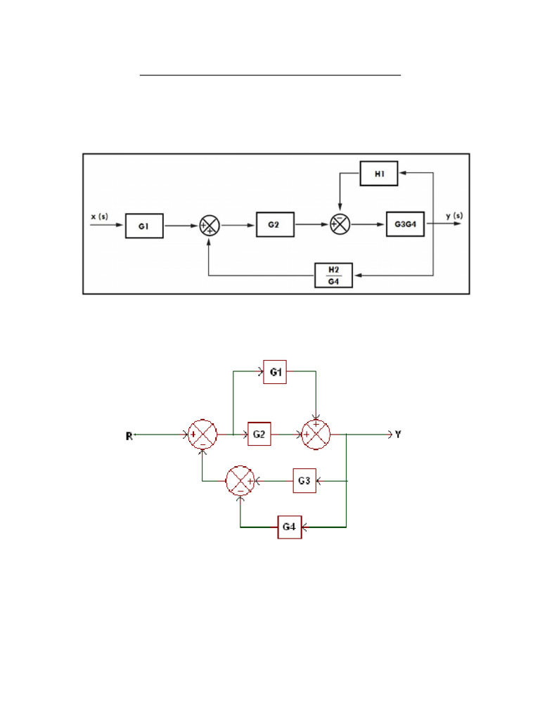 Ejercicios Diagramas en Bloques | PDF