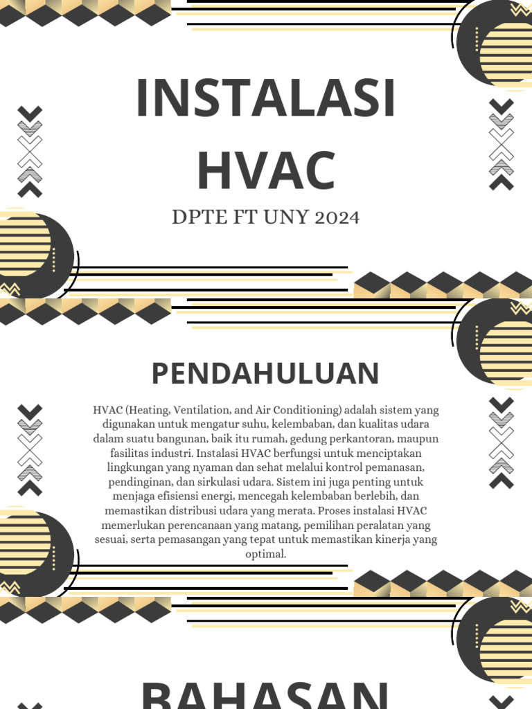 INSTALASI HVAC (2) | PDF