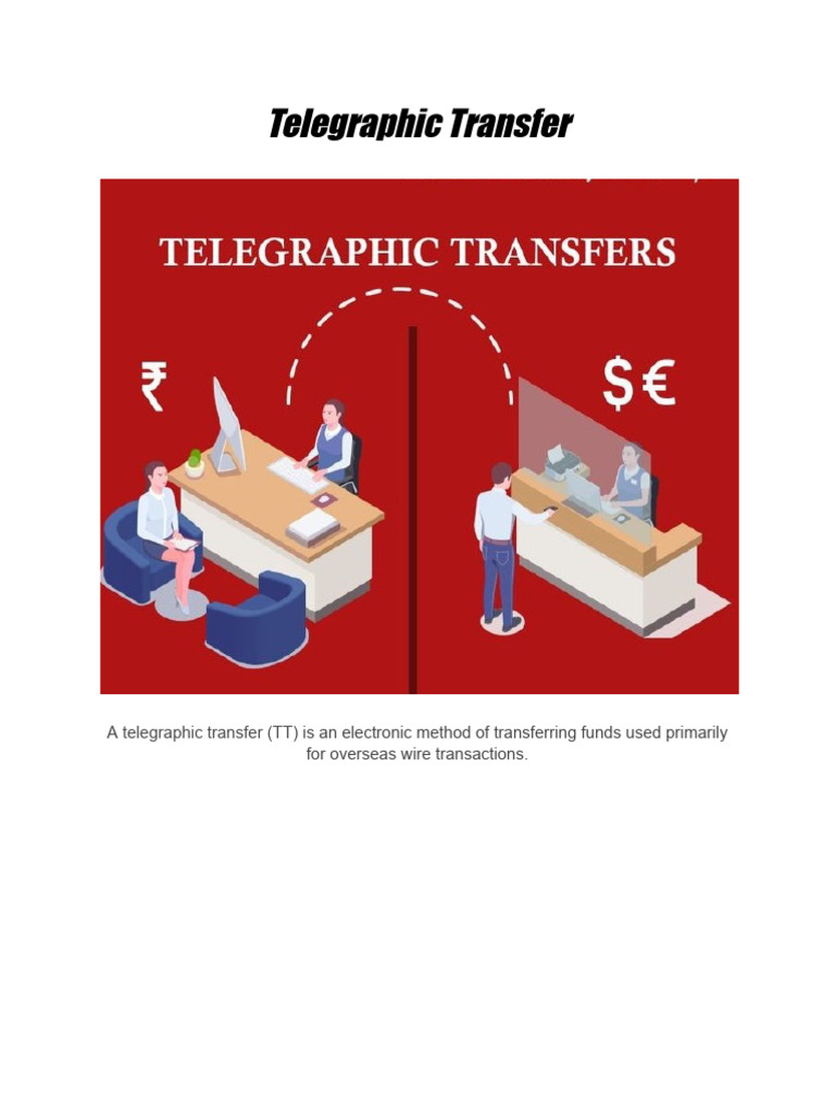 A Telegraphic Transfer (TT) Is | PDF