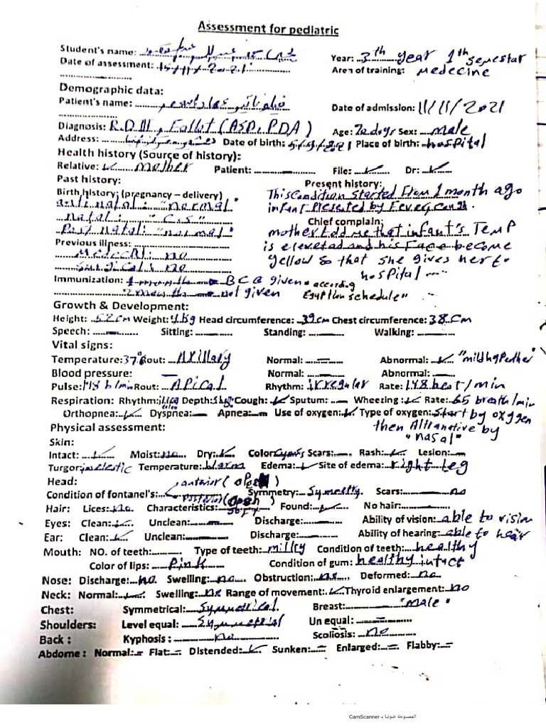 Pediatric Sheet | PDF