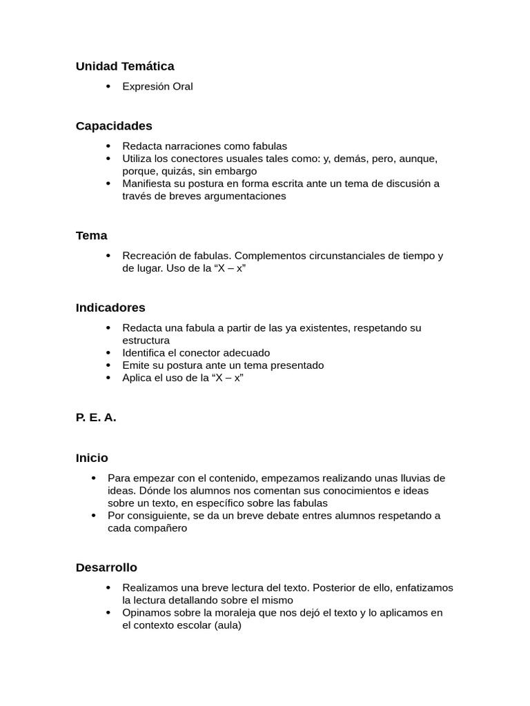 Unidad Temática | PDF