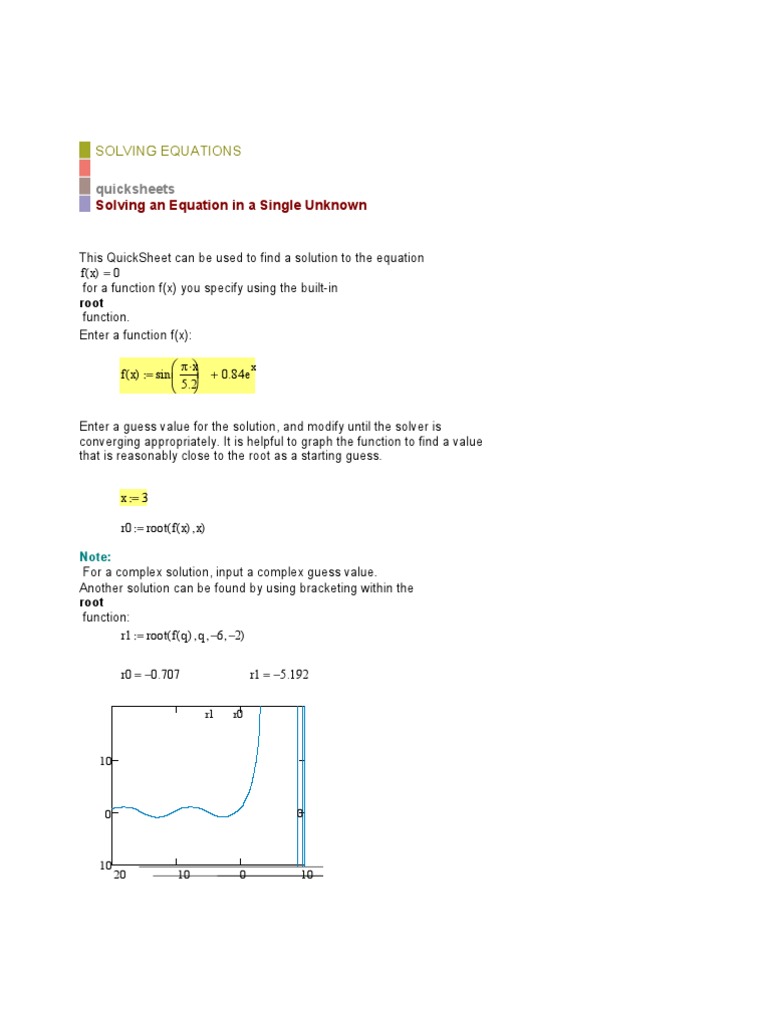 Solving Equation | PDF | Teaching Methods & Materials | Science ...