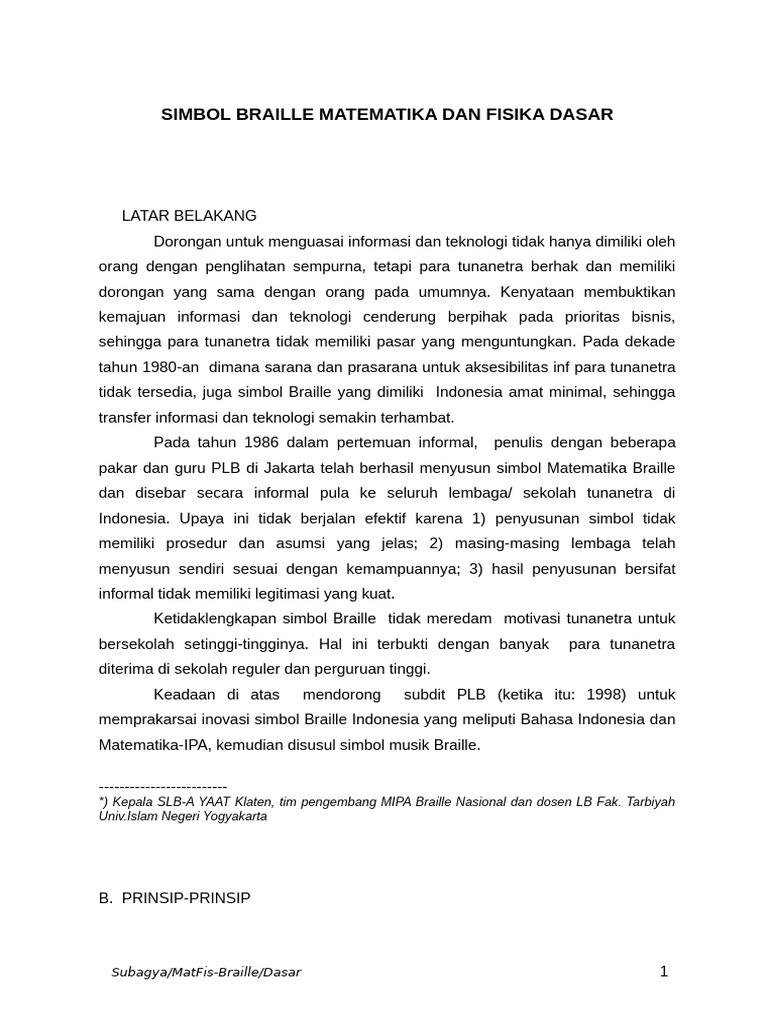 Simbol Braille Math Ipa | PDF