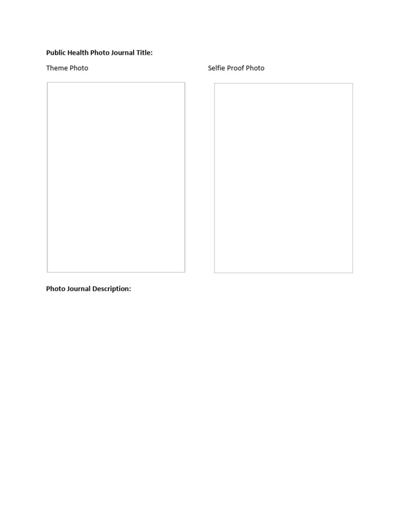 Photo+Journal+Template +Portrait+Pictures | PDF