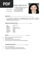 Resume & PRC License | PDF | Nursing | Occupational Safety And Health