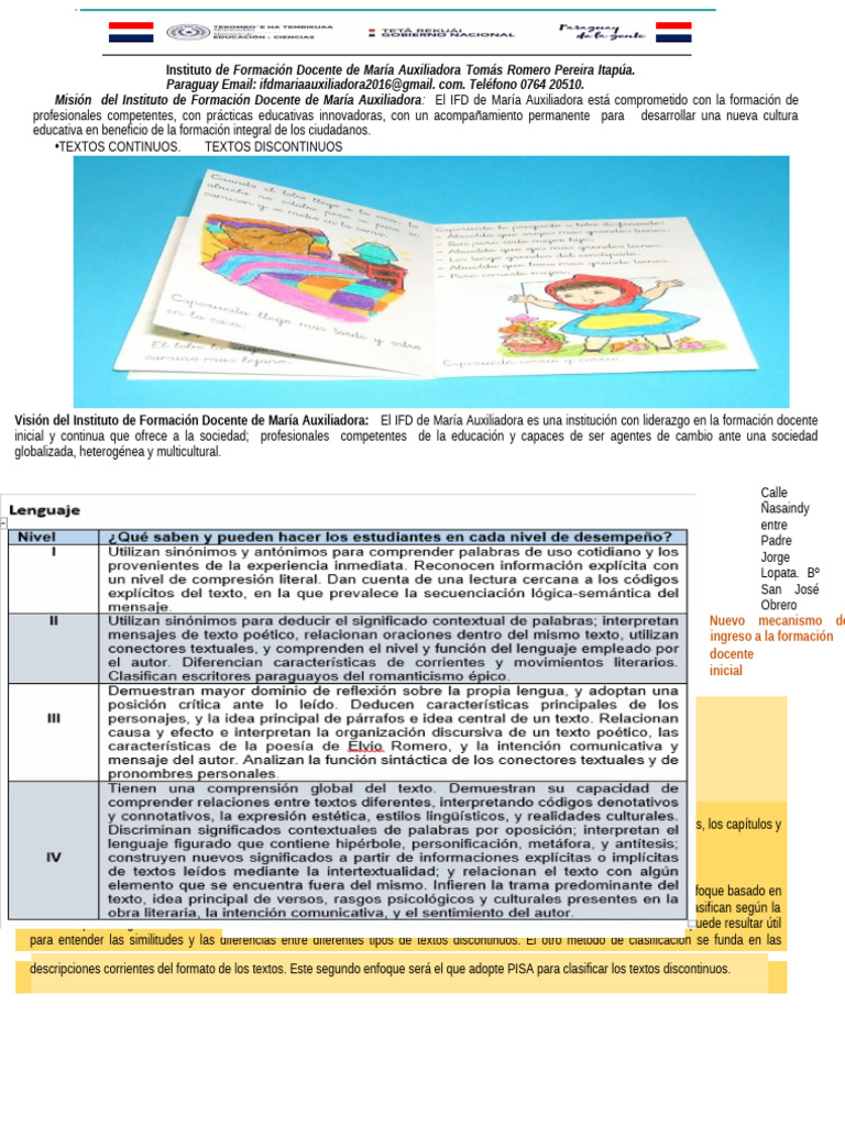 Texto-Contínuo-Y-Discontinuo 2 - Contenido en Texto Textos y Relaciones ...