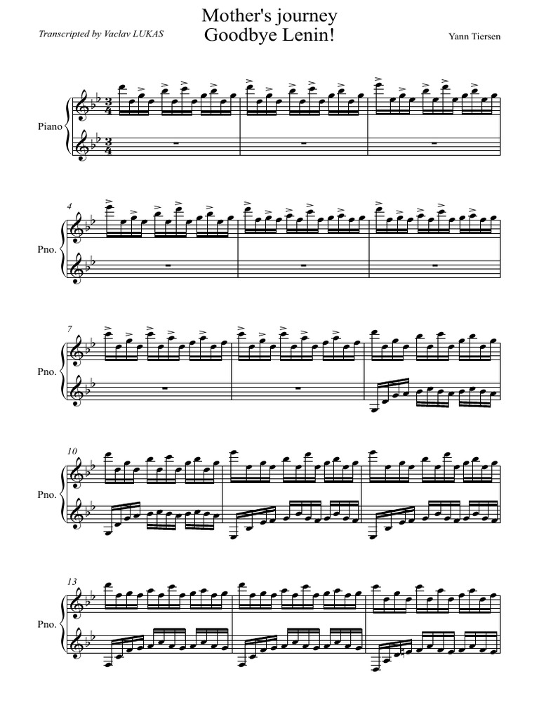 Mother Journey - Partitura Completa | PDF