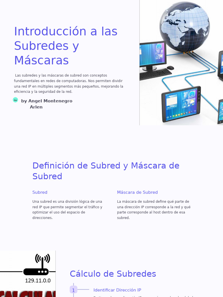Introduccion A Las Subredes y Mascaras | PDF
