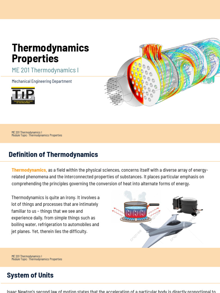 Thermo1 - Thermodynamic Properties | PDF