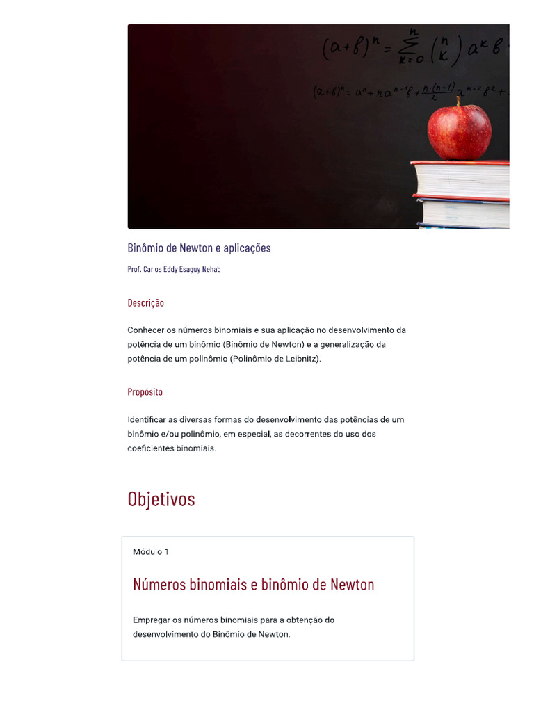 Binomio de Newton | PDF