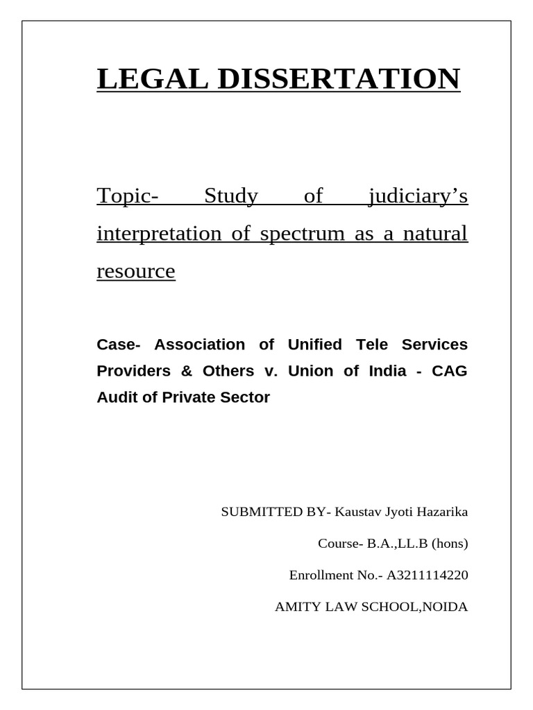 Kaustav Dissertation | PDF