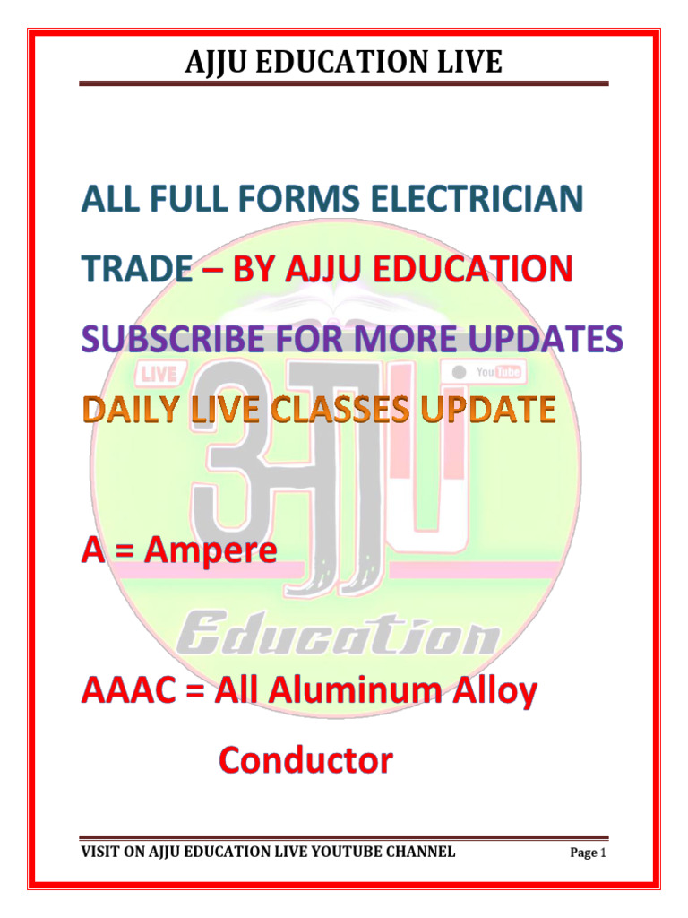 All Full Forms | PDF | You Tube | Wellness