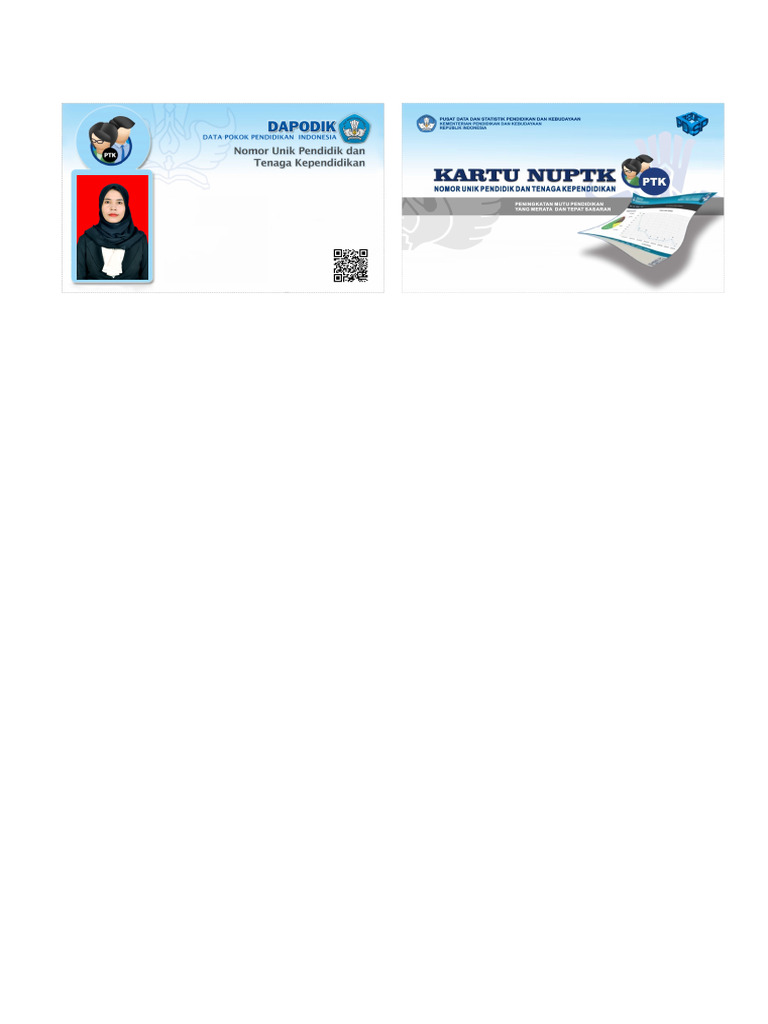 Kartu NUPTK Saadia Latuconsina | PDF