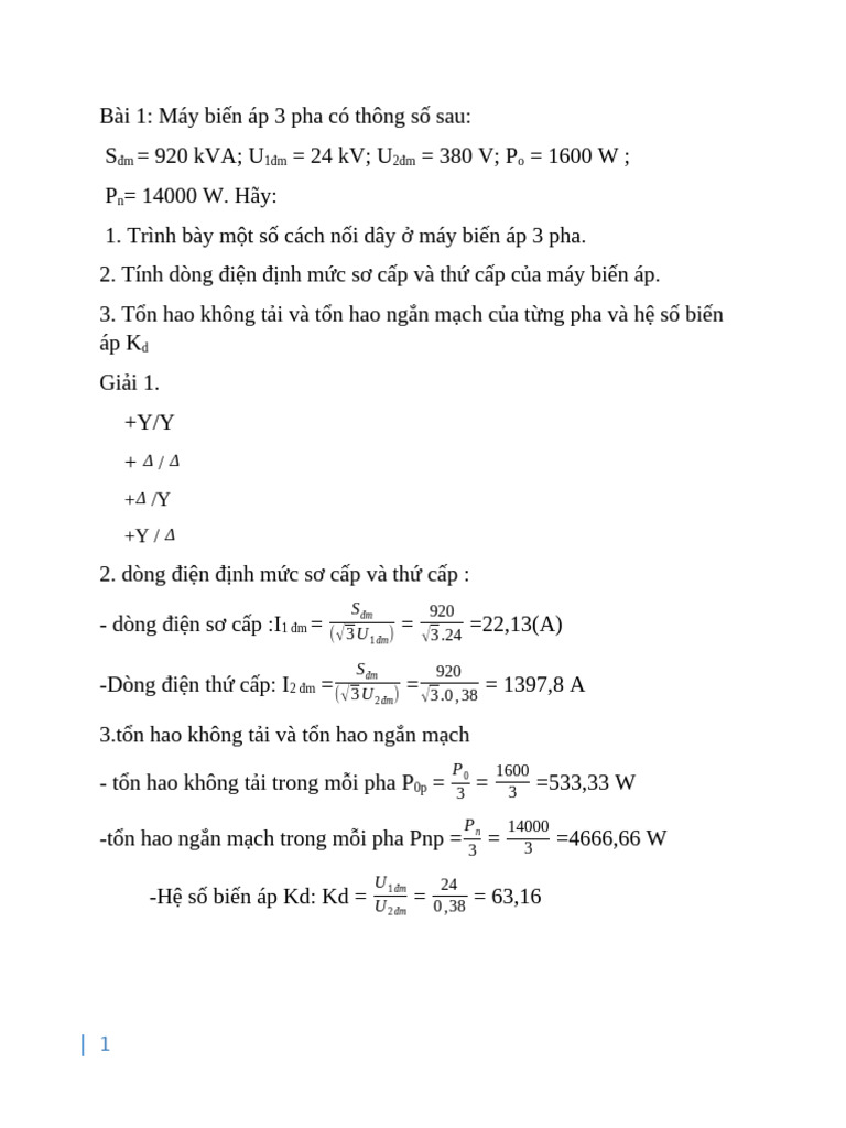 ĐIỆN ĐT3 PHAO Đieejn | PDF