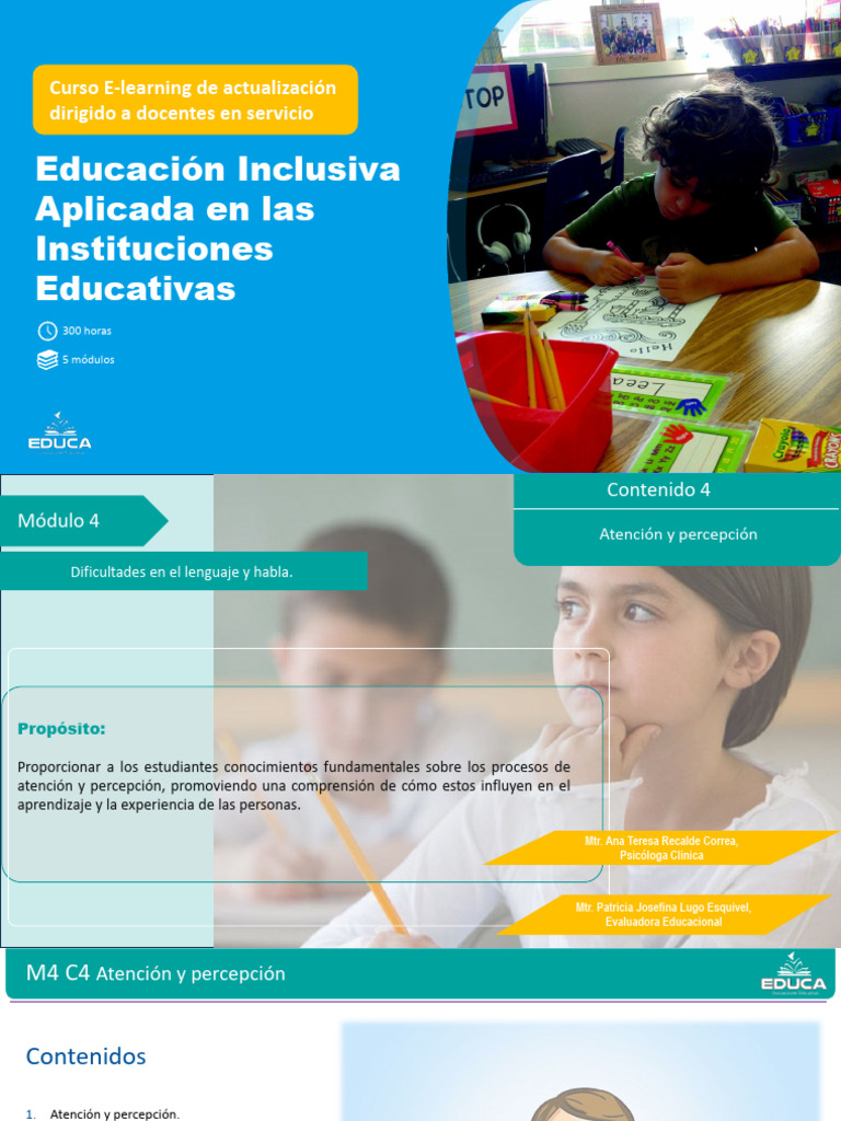 M4C4 Educacion Inclusiva EDUCA | PDF