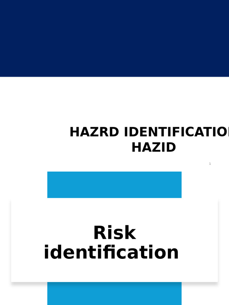 CH 2-HSE Risks Management - Hazard Identification - Major HAZARDS | PDF ...