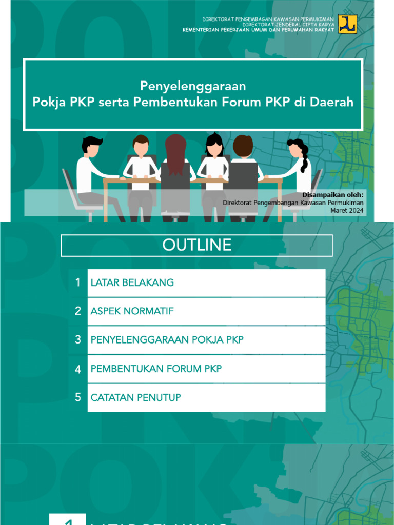 Penyelenggaraan Pokja PKP Dan Pembentukan Forum PKP - Mar 2024 (v2) | PDF