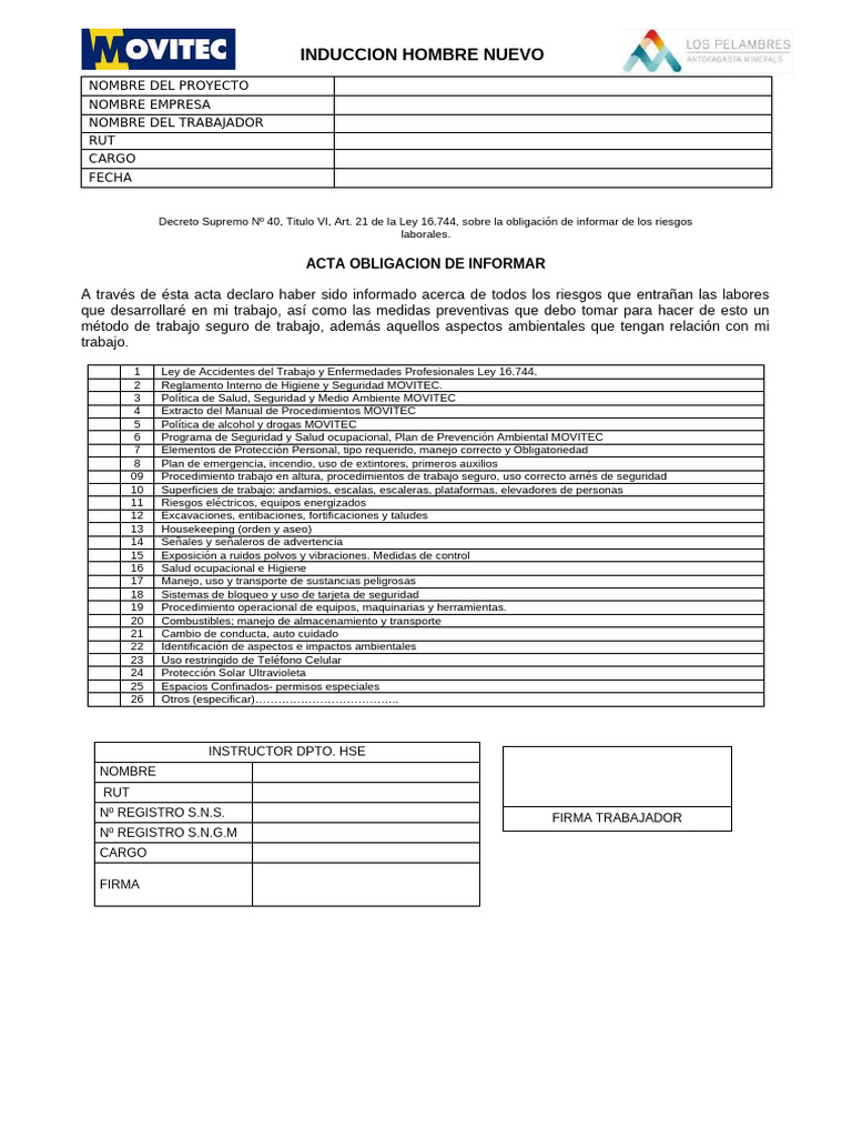 Induccion Odi 2 | PDF