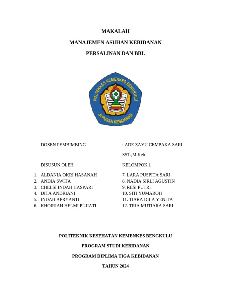 Makalah Bunda Ade Kell 1 | PDF