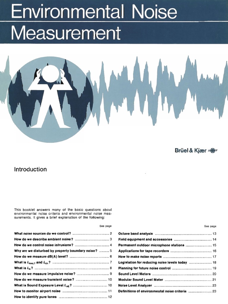 Environmental Noise Measurement Guide | PDF | Noise | Microphone