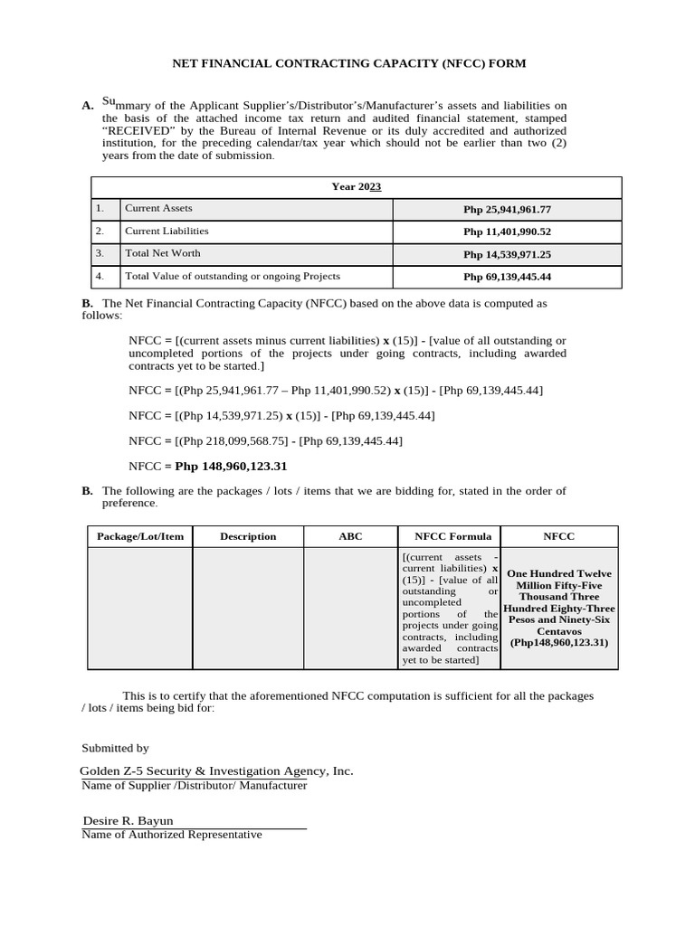 NFCC 2024 (10-03-24) | PDF