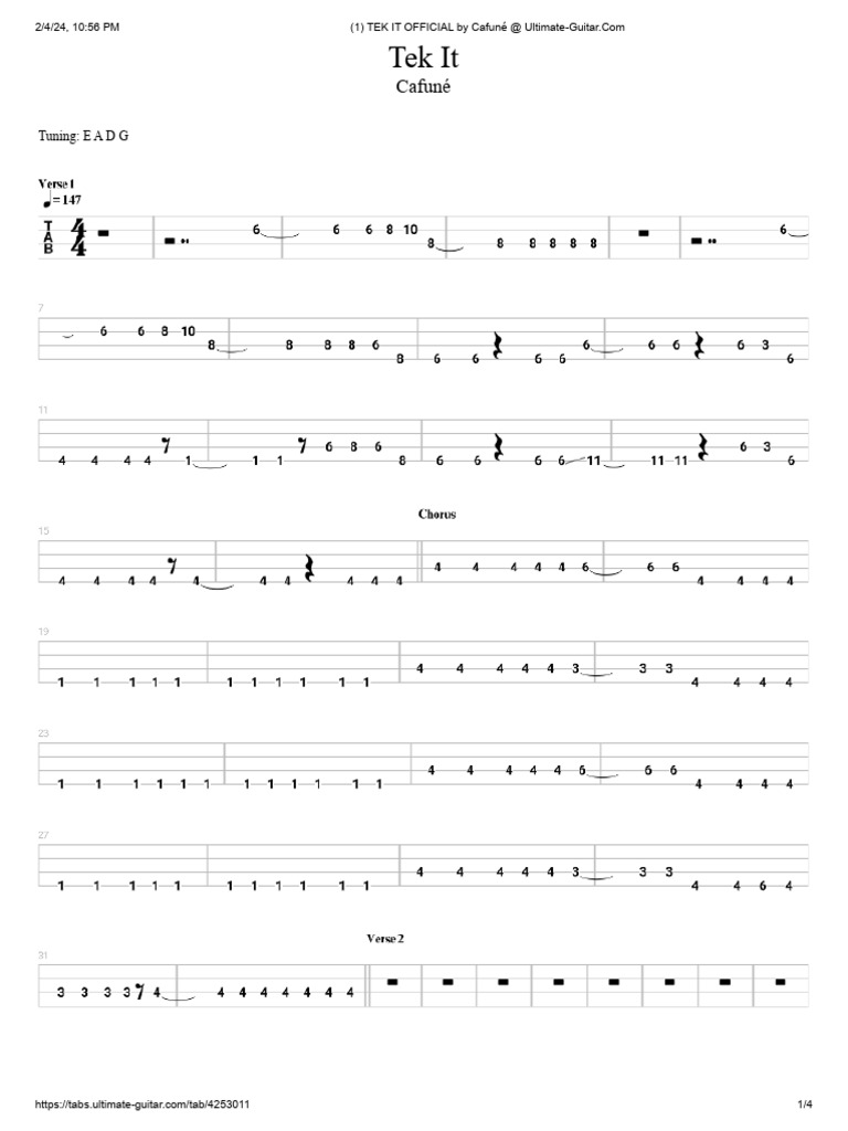 TEK IT by Cafuné | PDF