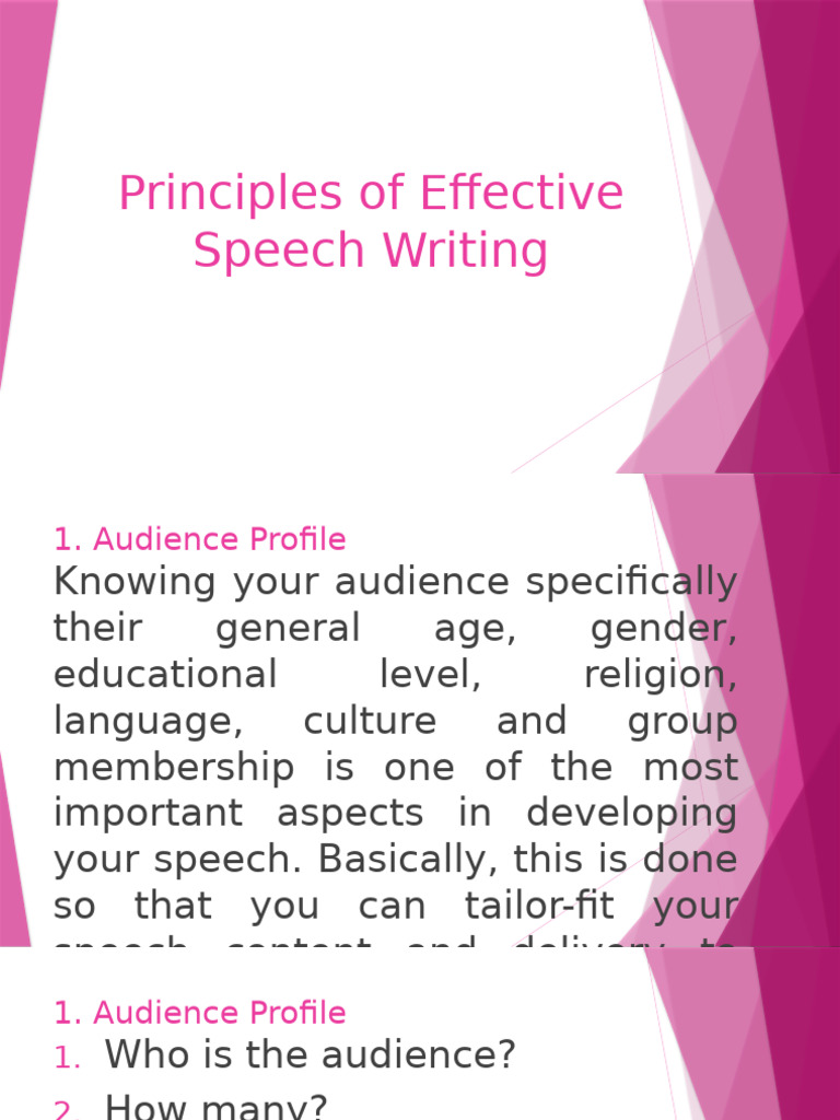 Principles Of Effective Speech Writing Pdf