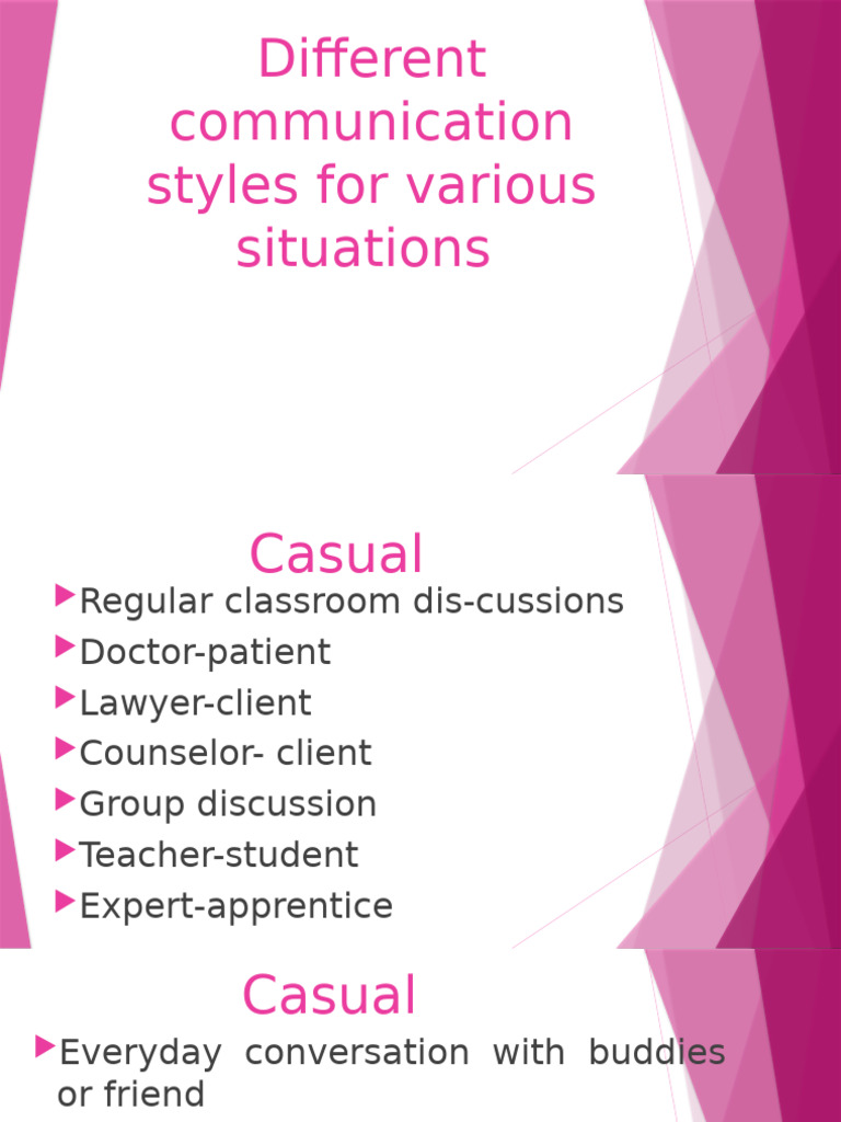 Communication Style | PDF
