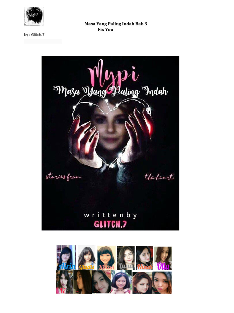 Glitch 7 Season 1 Masa Yang Paling Indah Bab 3 Fix You | PDF