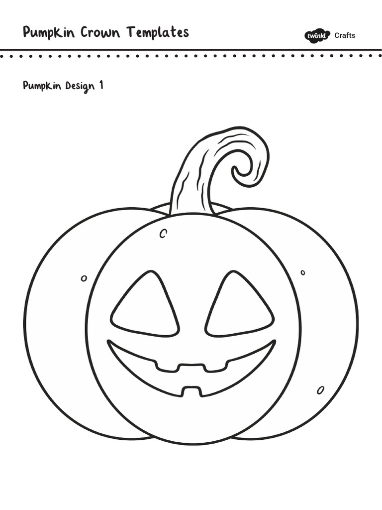Pumpkin Crown Templates | PDF