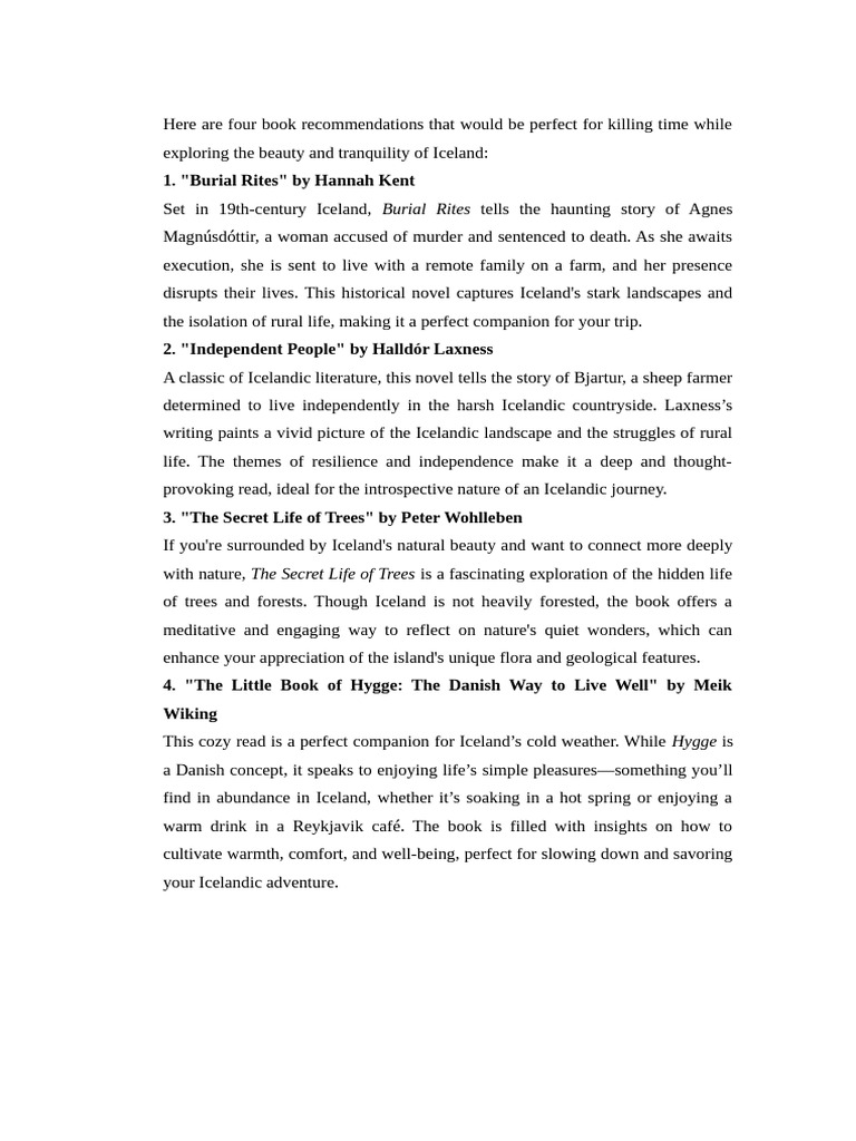 Book Recomendation | PDF