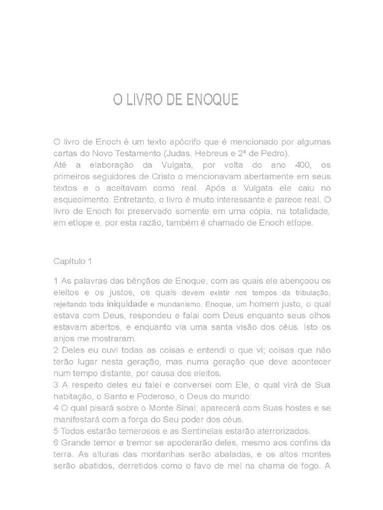 O Livro de Enoque | PDF