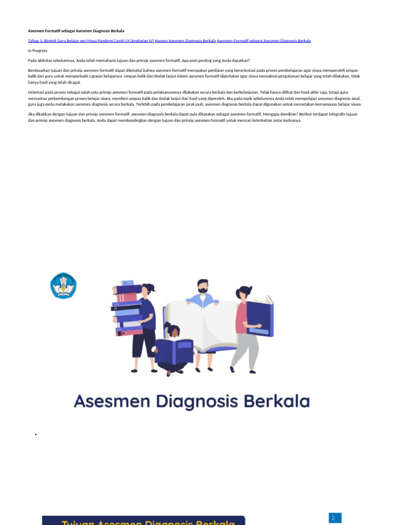 Asesmen Formatif untuk Diagnosis Berkala | PDF