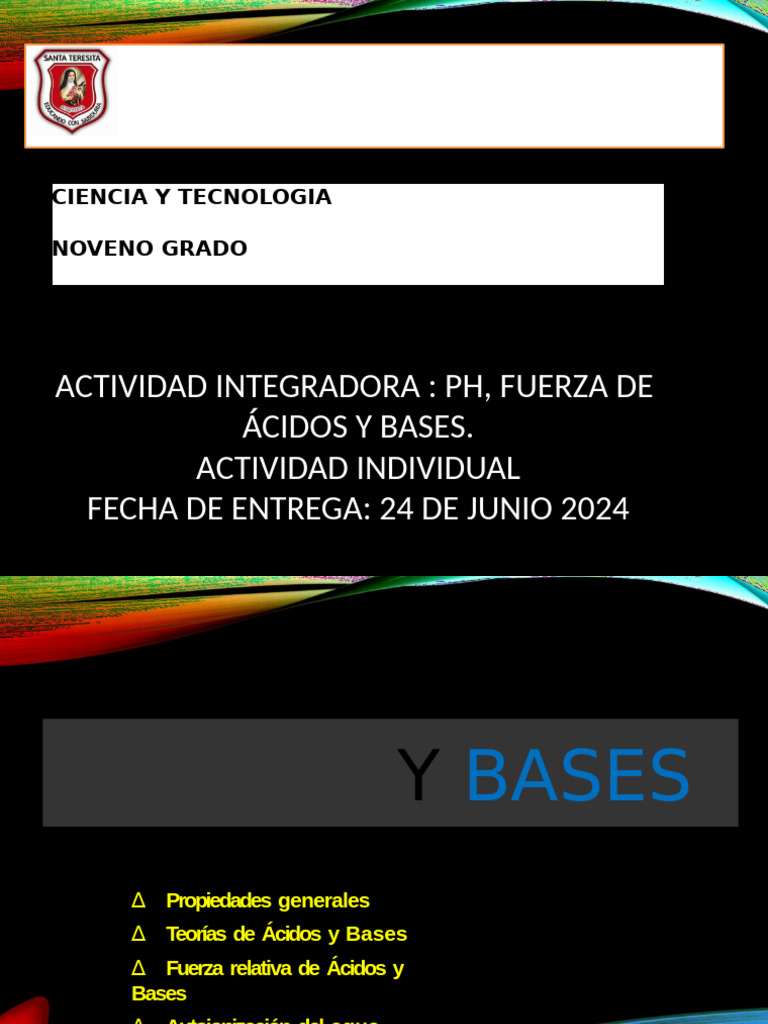 Actividad PH Acidos y Bases | PDF