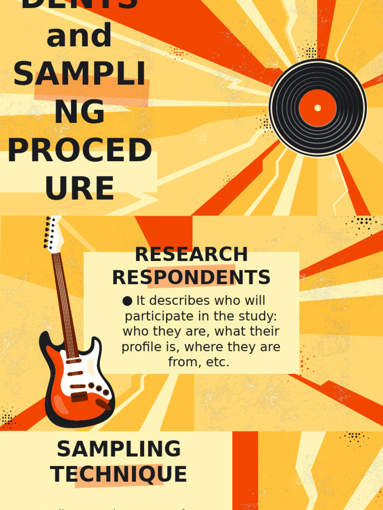 Respondents and Sampling Technique | PDF