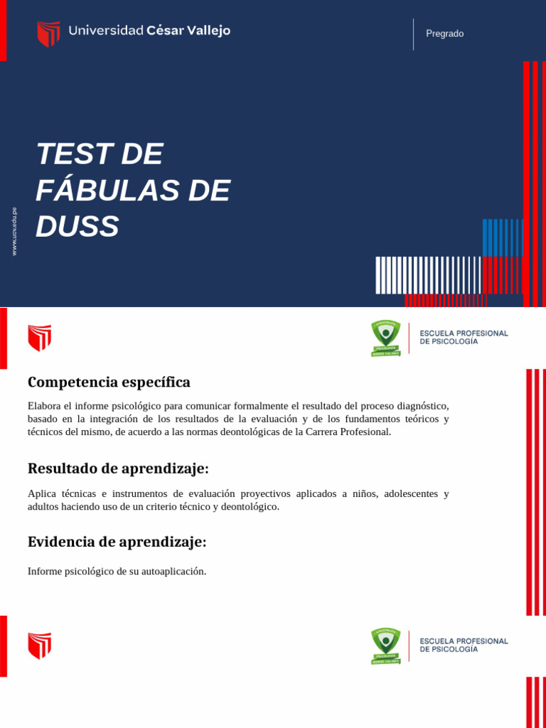 Sesión 13 - Test de Fábulas de Duss | PDF | Complejo de Edipo ...