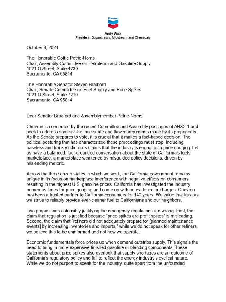 Andy Walz ABX2-1 Letter | PDF