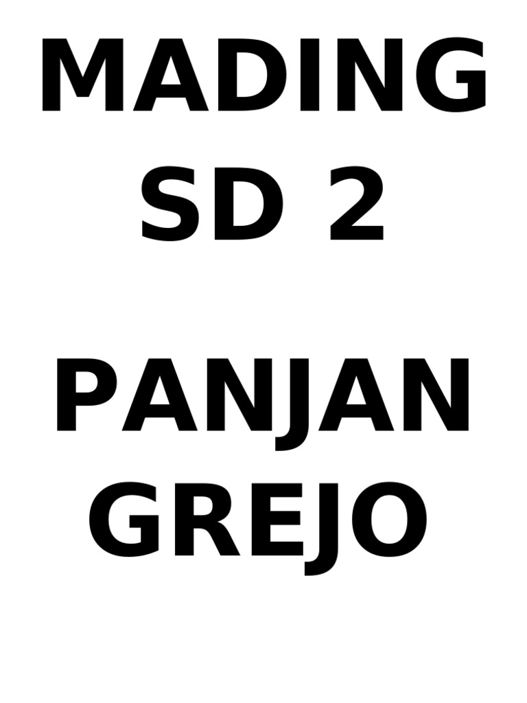 Mading Baru | PDF