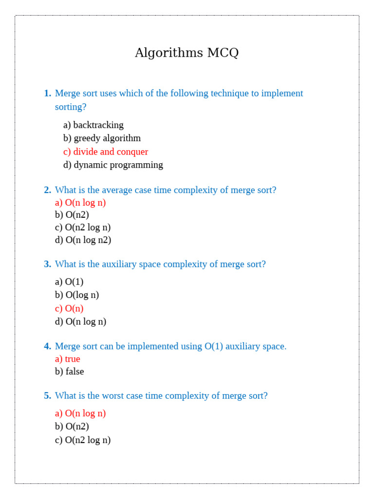 Algorithms_MCQ.docx | PDF Algorithms_MCQ.docx | PDF