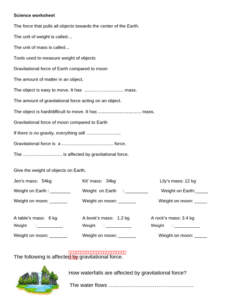 Gravitational Force | PDF