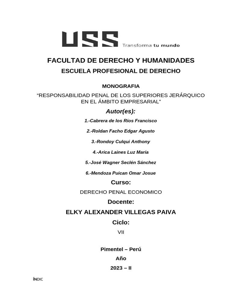 Seclen Sanchez Jose Wagner DPE PAF FINAL | PDF
